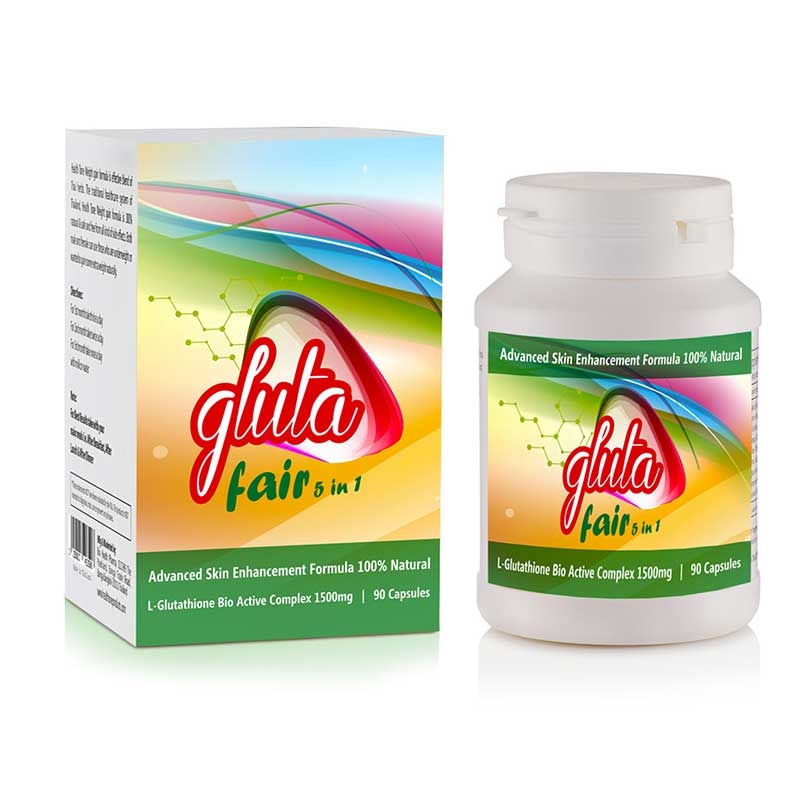 GlutaFair 5 in 1 Skin Whitening Capsules